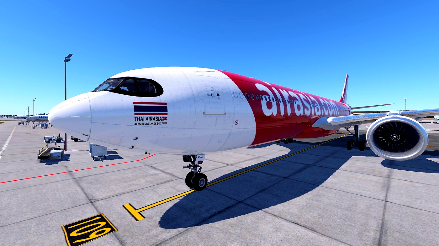 X-Works A330-900 neo Thai Airasia HS-XJB » X-Plane 12