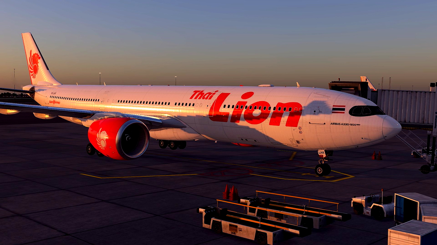 X-Works A330-900 neo Thai Lion Air HS-LAK » X-Plane 12