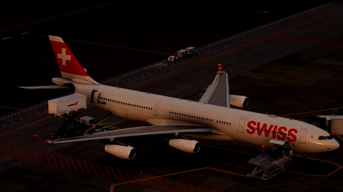 X-Works A340-300 - SWISS New Livery Pack » X-Plane 12