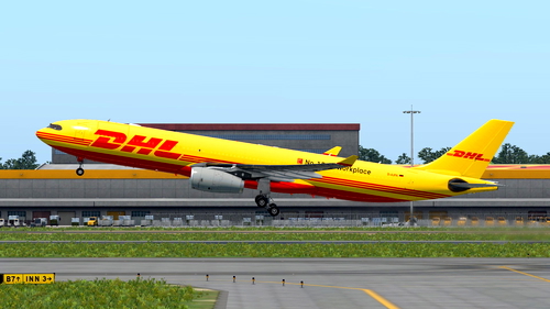 [XP12] DHL "No.1 Best Workplace" (Laminar a330-300 P2F mod) » X-Plane 12