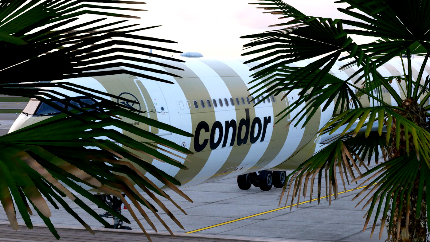 XP12 Laminar A330-300 Condor Beach 2026 - X-Plane.to