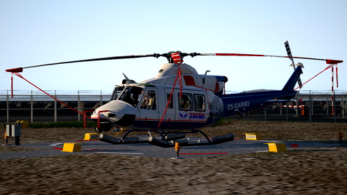XTrident B412 AirMED (ZS-GARM2) » X-Plane 12