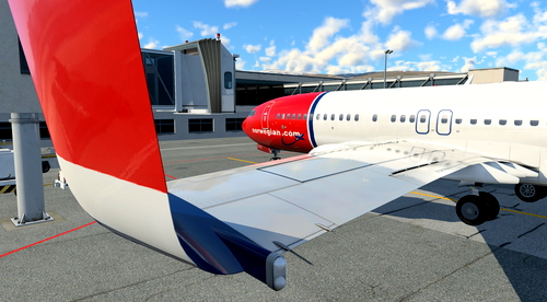 Zibo 737 800 Norwegian Max Manus LN-DYC » X-Plane 12