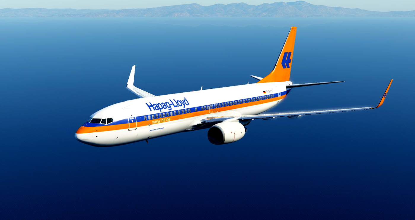 Zibo/Default 737-800 Hapag-Lloyd Livery D-AHFV | X-Plane.to
